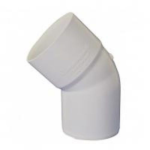 Codo Pvc Blanco 45° x 75 mm (M -H) - FERRETERÍA EMANUEL