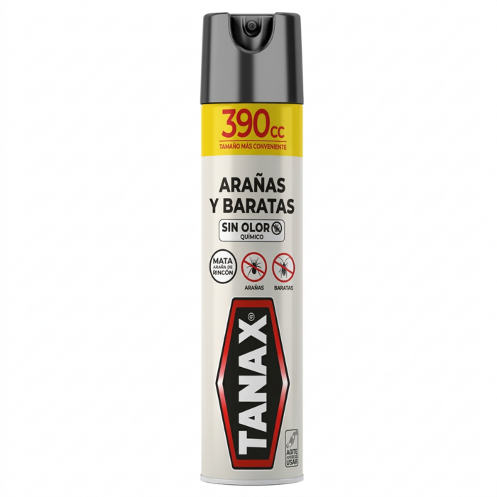 Insecticida Aerosol Tanax Araña Sin Olor 390 cc - FERRETERÍA EMANUEL